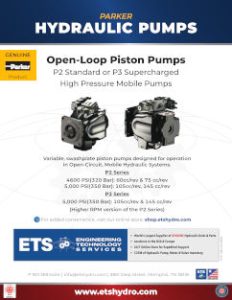 Parker P2 and P3 Open Loop Piston Pumps